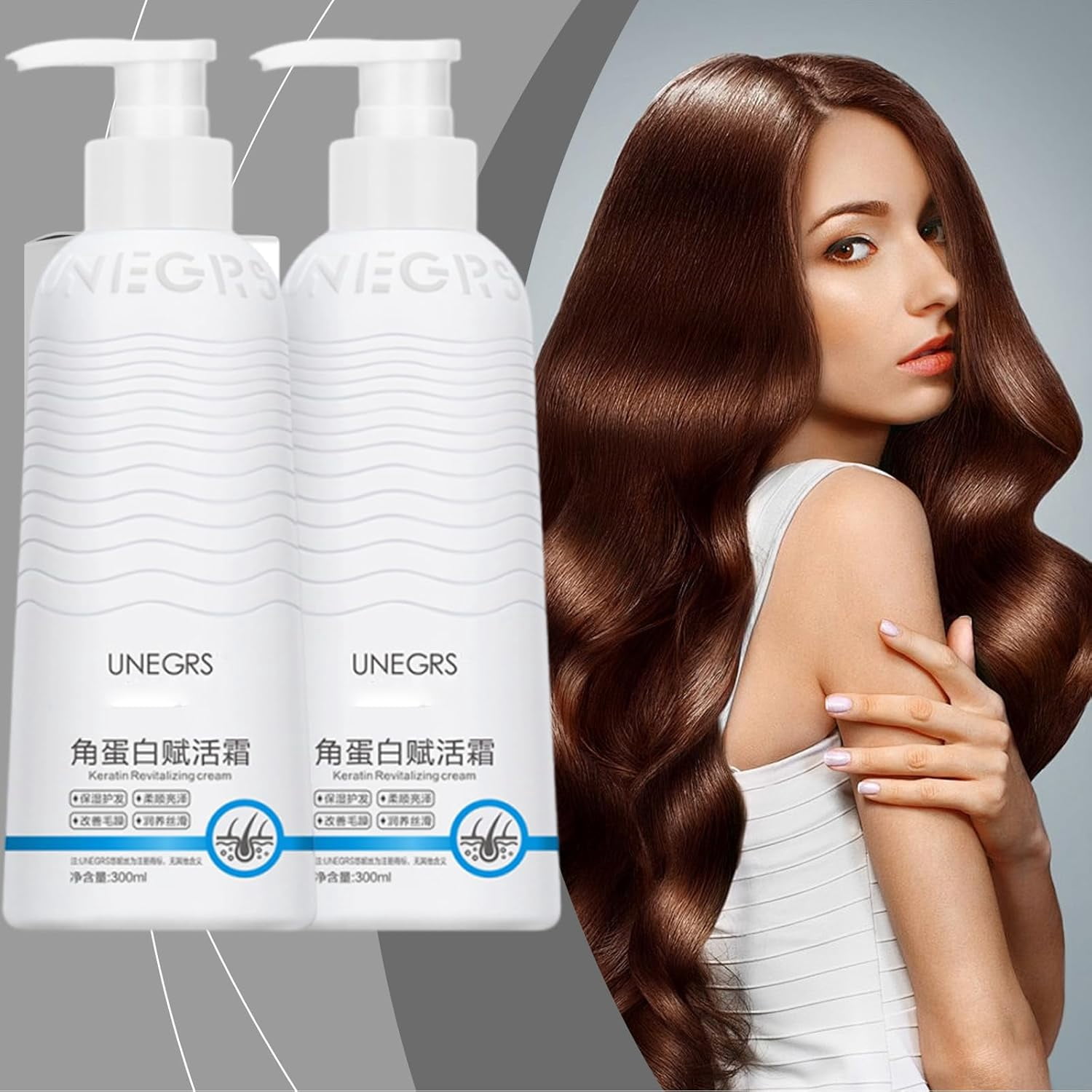 Keratin Revitalizing Cream 8 Fl Oz - Color-Safe Leave-In Conditioner ...