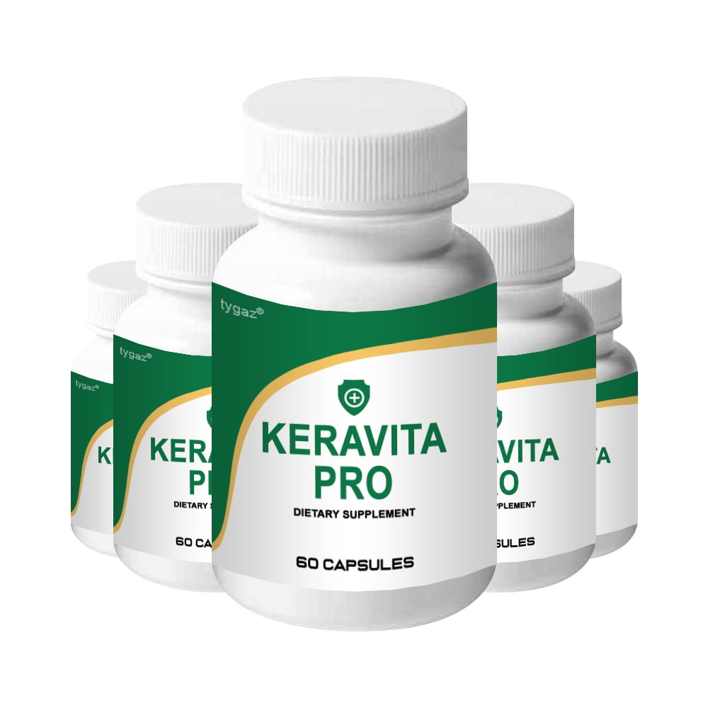 Keravita Pro Hair Growth Supplement - 5 Pack, 60 Capsules - Walmart.com