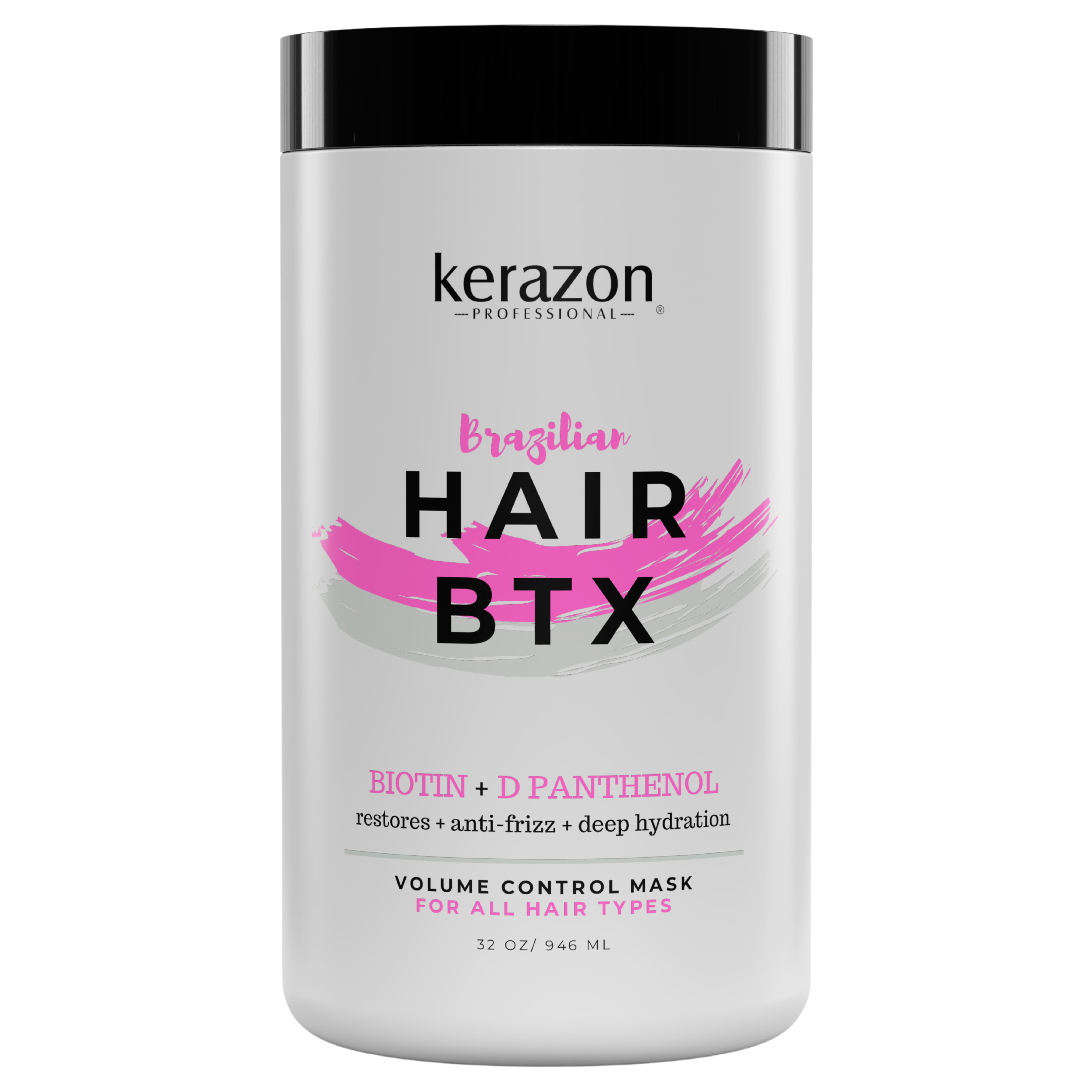 Kerazon Brazilian Hair BTX Smoothing Treatment, Damage Repair Mask ...