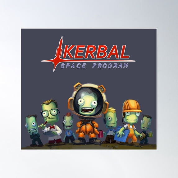 Kerbal Space Program Ksp Team Poster Wall Art, Modern Wall Decor, 8x12 ...