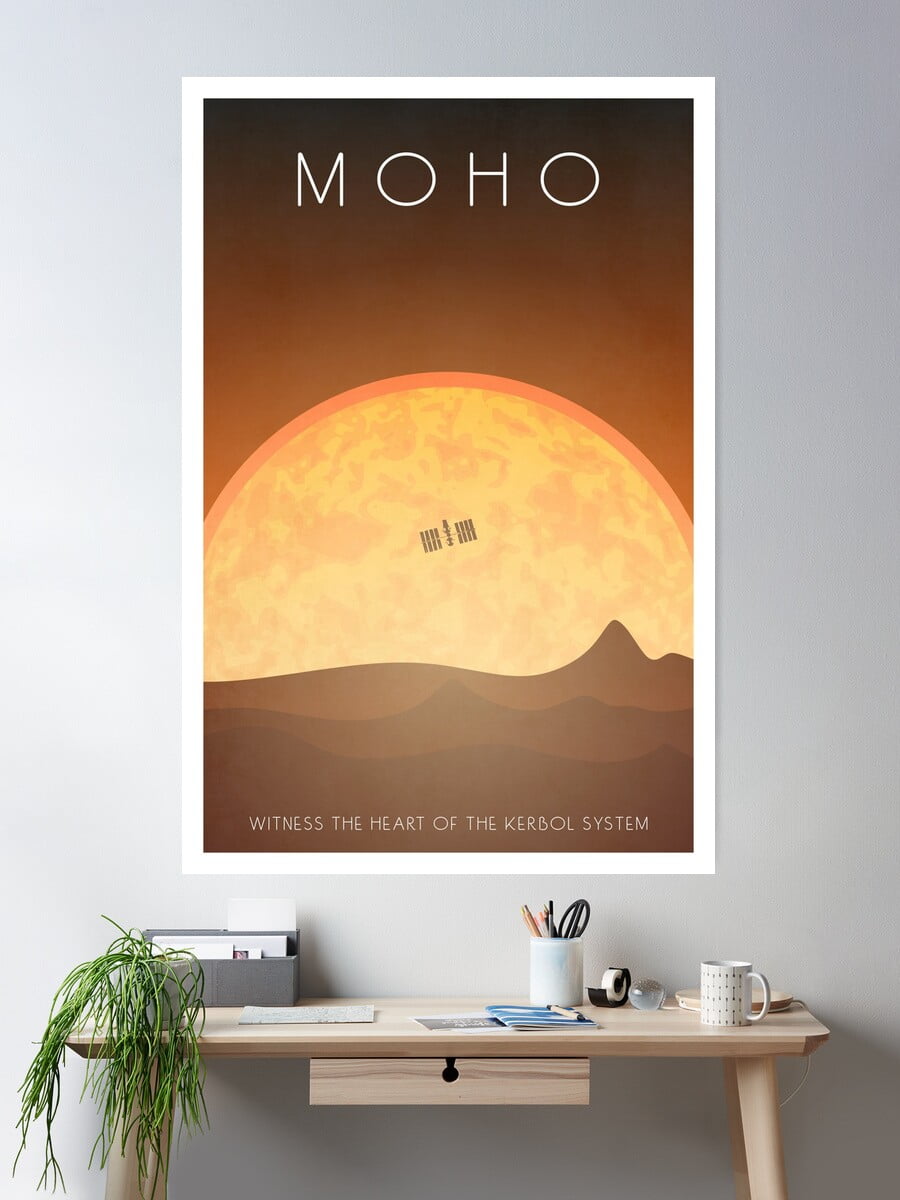 Kerbal Space Program Poster - Moho Poster Wall Art, Modern Wall Decor ...