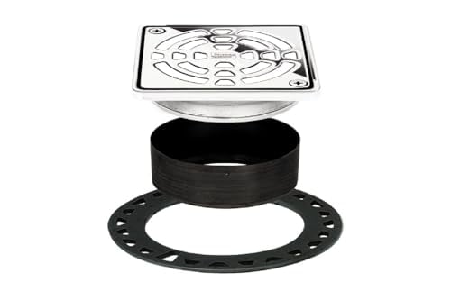 Kerdi-Drain Classic Shower Grate Kit with Integrated Slope Bonding ...