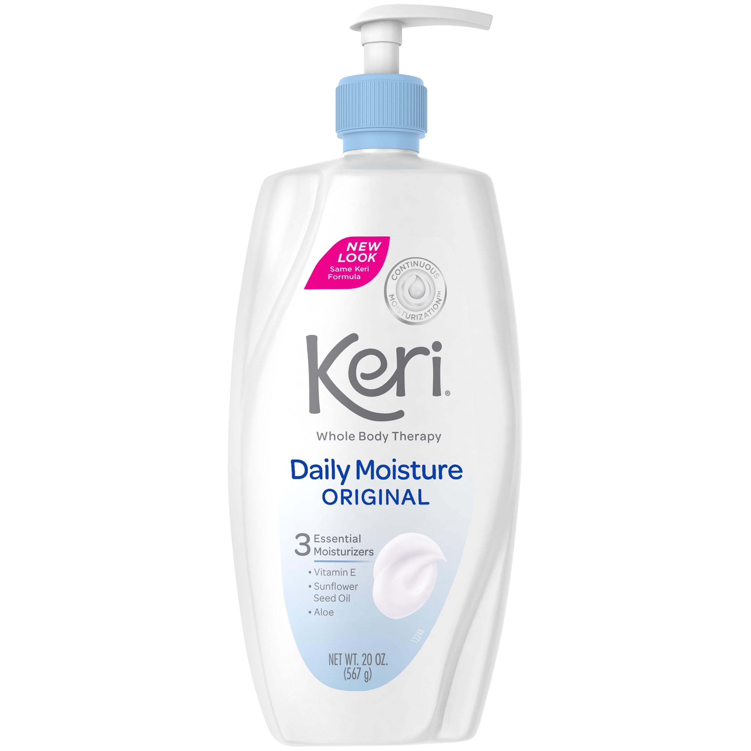 Keri Daily Dry Skin Therapy Moisturizing Original Body Lotion, Lightly ...