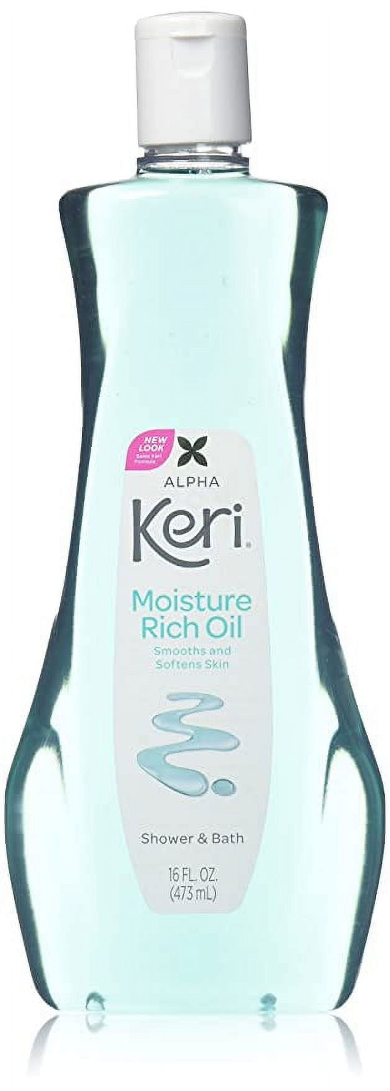 Keri Moisturizing Shower and Bath Oil 16 oz Softens Skin Replenishes ...