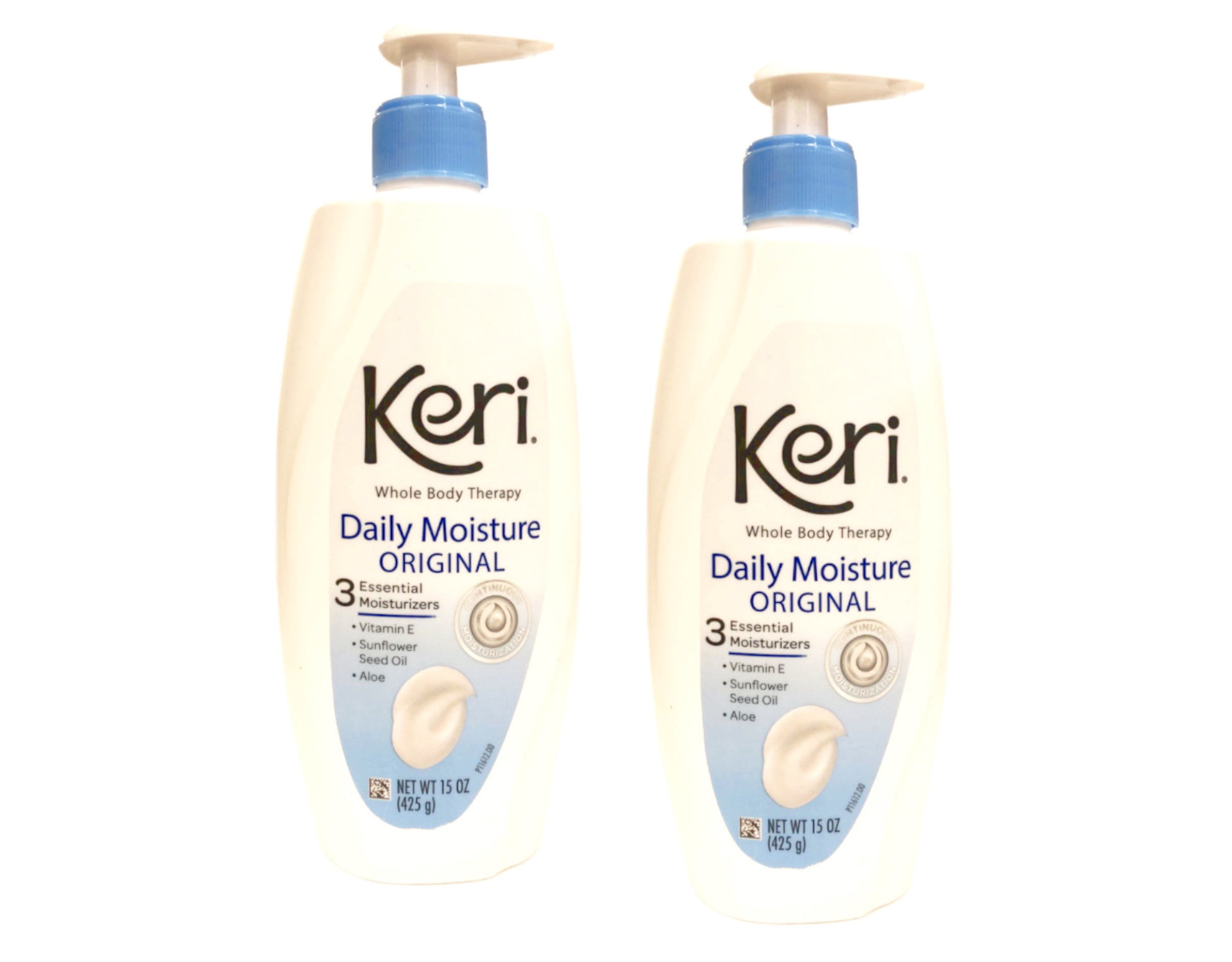 Keri Original Dry Skin Lotion, 15 oz, Pack of 2, Daily Moisture ...