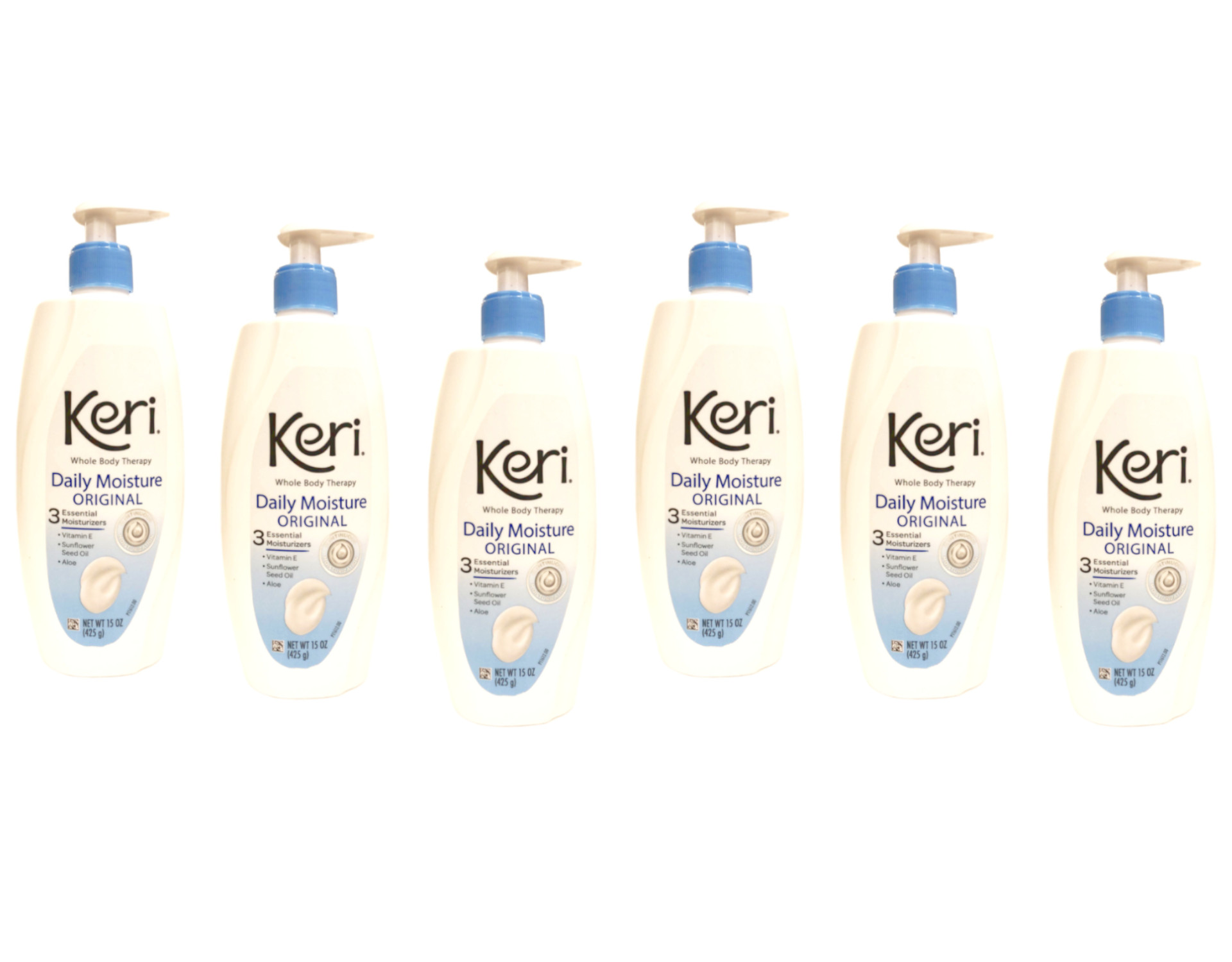 Keri Original Moisture Therapy Lotion For Dry Skin, Softly Scented -15 ...