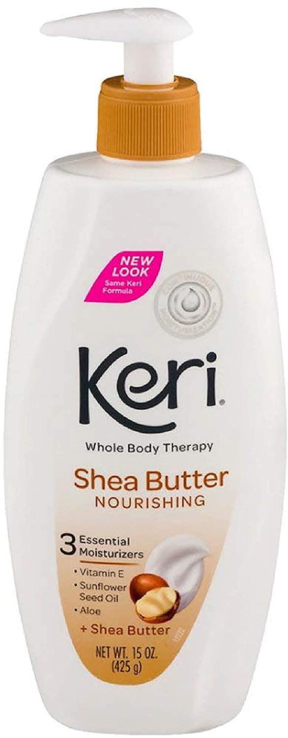Keri Whole Body Therapy Nourishing Shea Butter Lotion 15 oz - Walmart.com