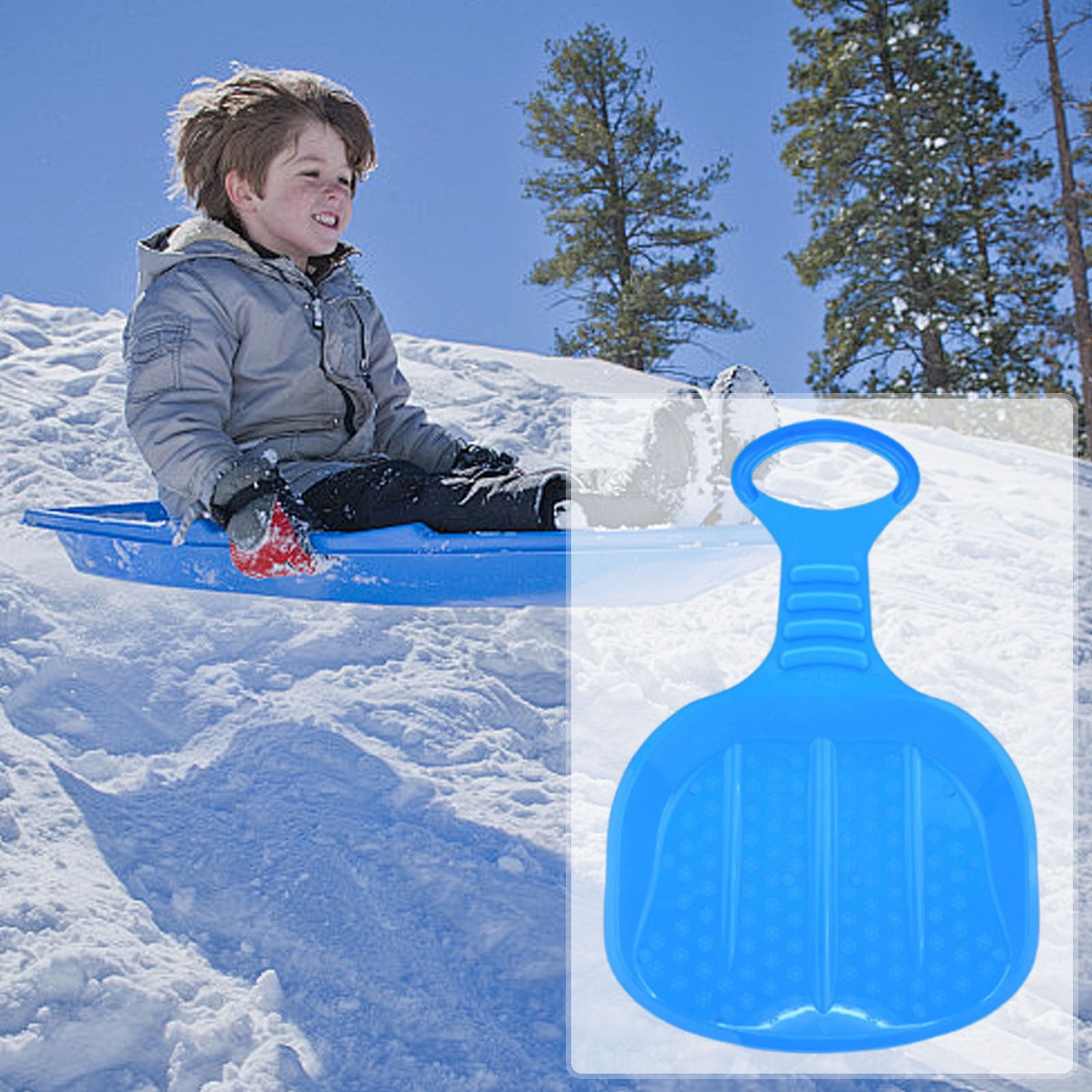 KerineCC Snow Board for Kids Adults, Large Snow Sled Board Portable ...