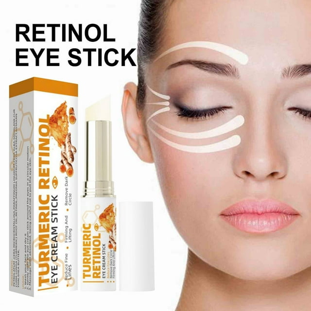 KerineCC Turmeric Retinol Eye Stick, for Under Eye Bags, Eye Balm ...