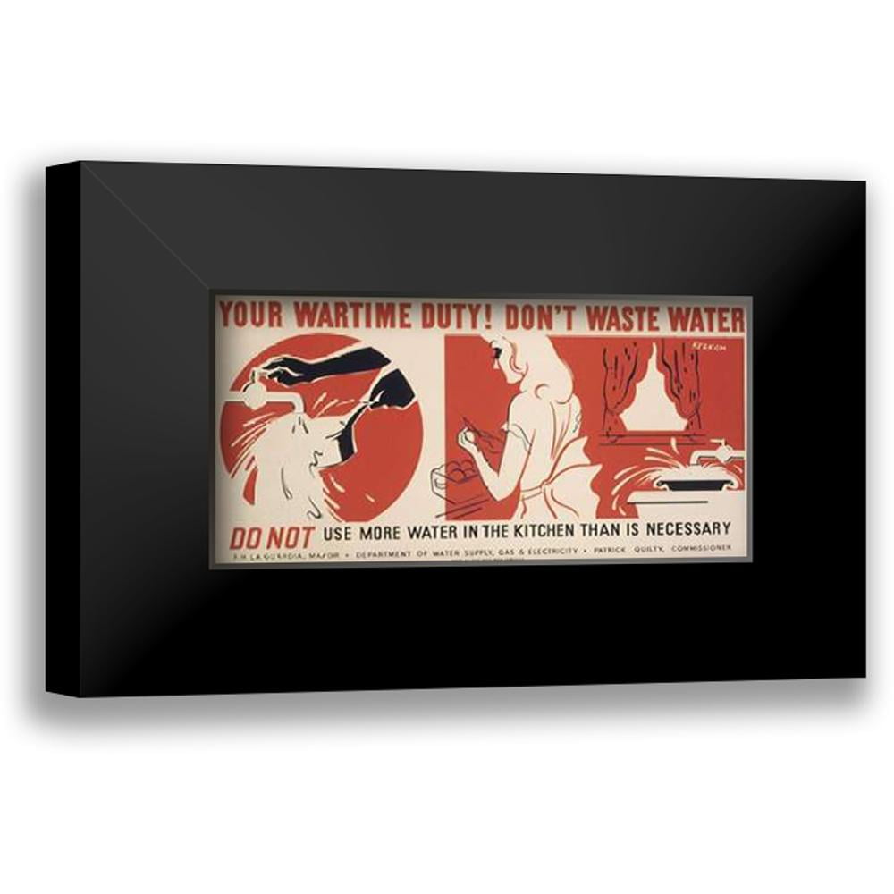 Kerkam, Earl 24x14 Black Modern Framed Museum Art Print Titled - Do not ...