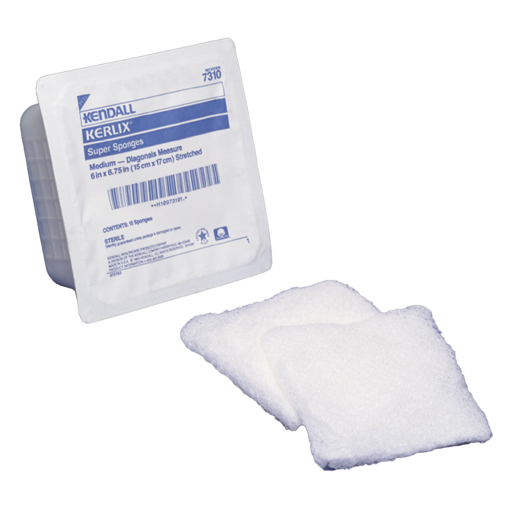 Kerlix Super Sponges, Sterile, 6-Ply USP Type VII Gauze Sponge, 6 in x ...