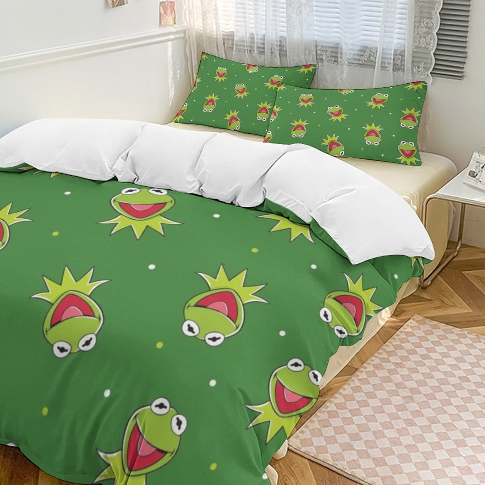 Ke-Rmit The Fro 3 Piece Comforter Bedding 1 Set Super Soft Quilt Cover ...
