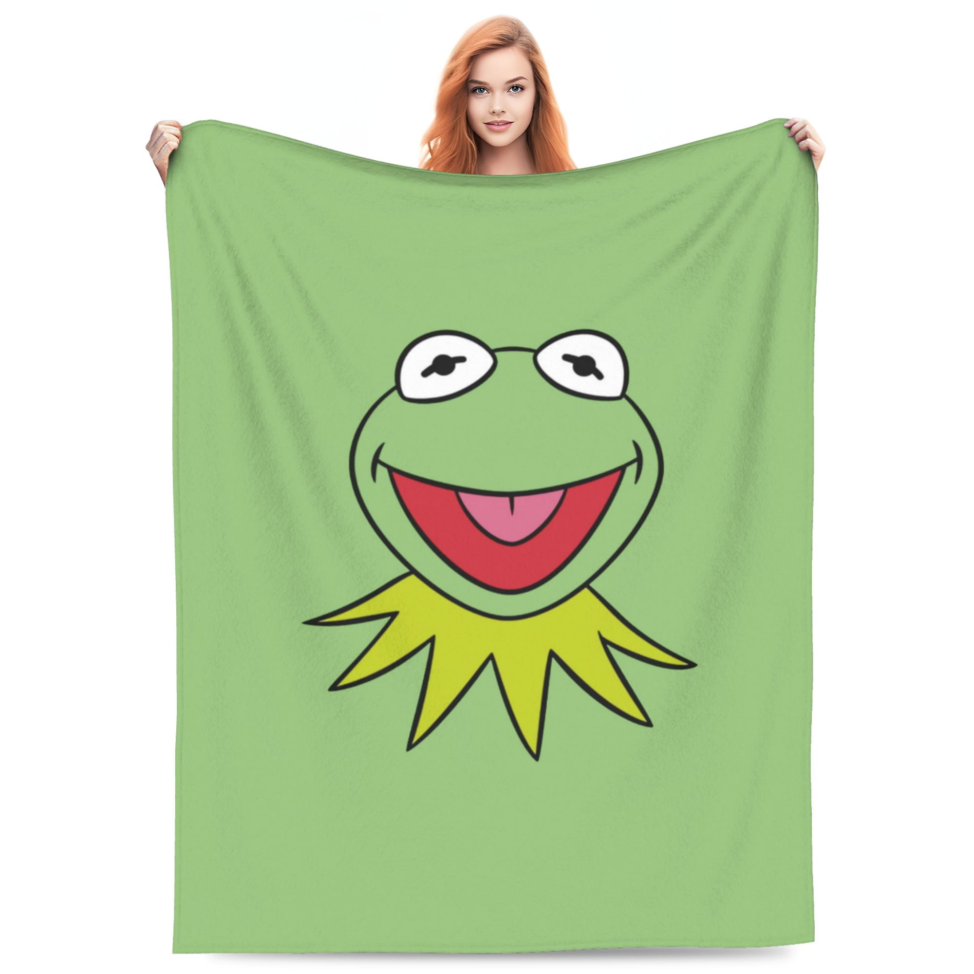 Kermit The Frog Bed Blanket 3D Printed Throw Blanket Lightweight Super ...