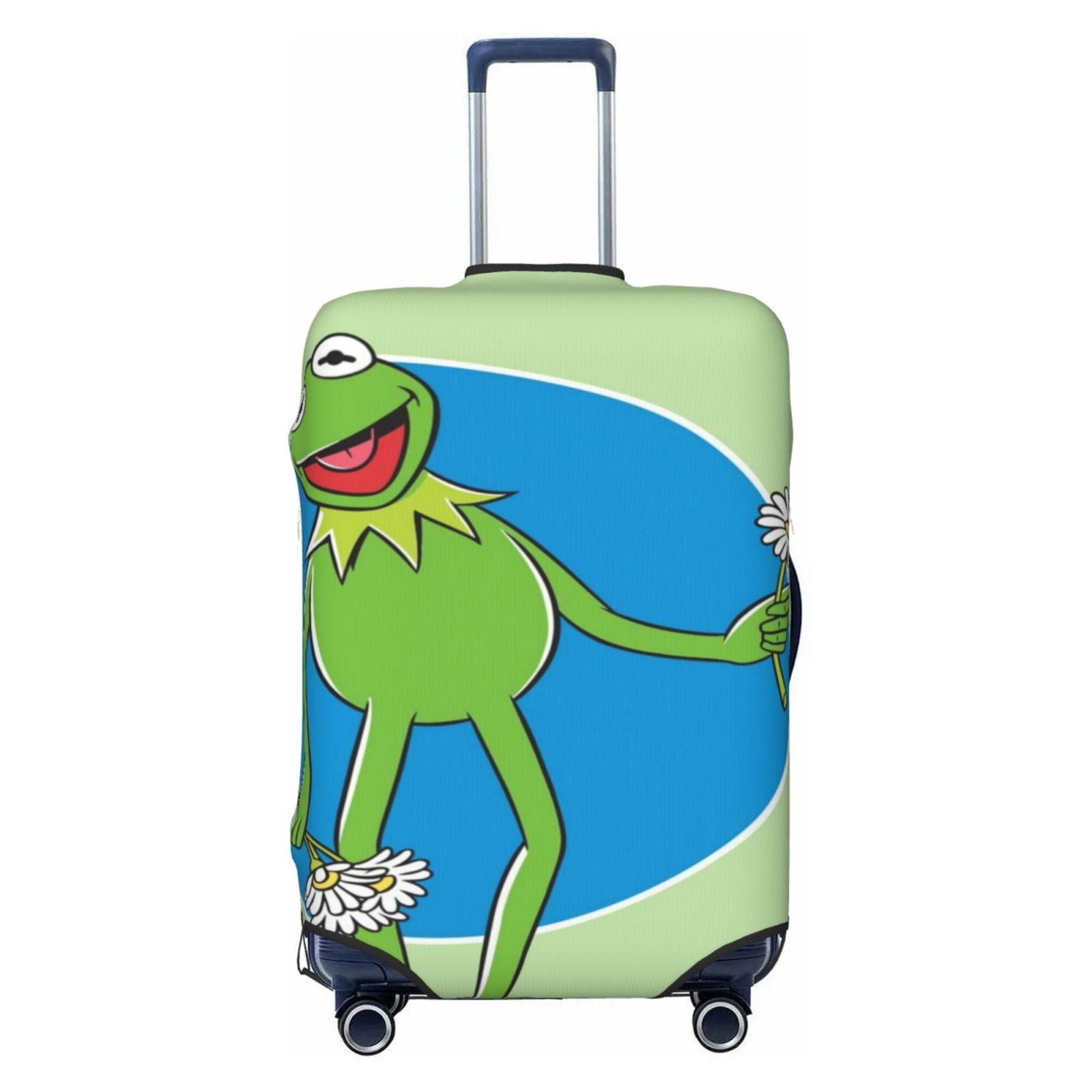 Ker-mit The Fro Luggage Suitcase Covers Elastic Washable Cartoon ...
