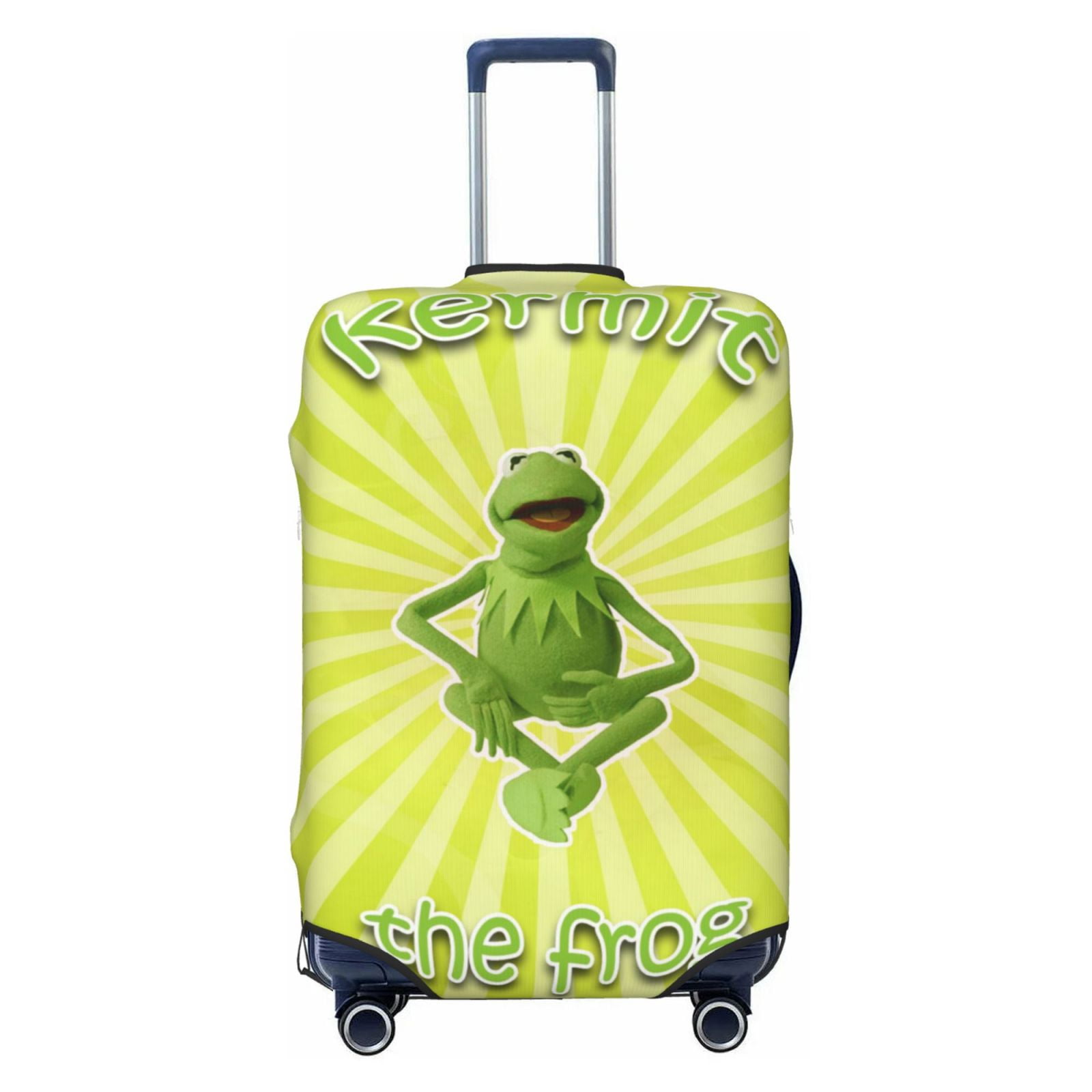 Ker-mit The Fro Luggage Suitcase Covers Elastic Washable Cartoon ...