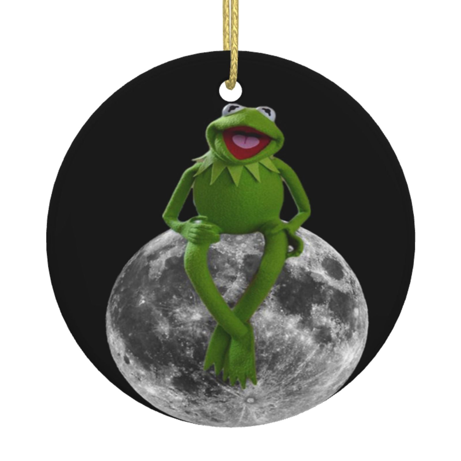 Ke-Rmit The Fro Round Ceramic Pendant Christmas Decoration Holiday with ...