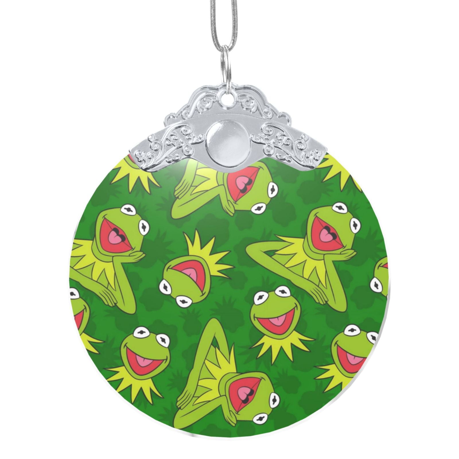 Ke-Rmit The Fro Round Glass Pendant Christmas Decoration Holiday with ...