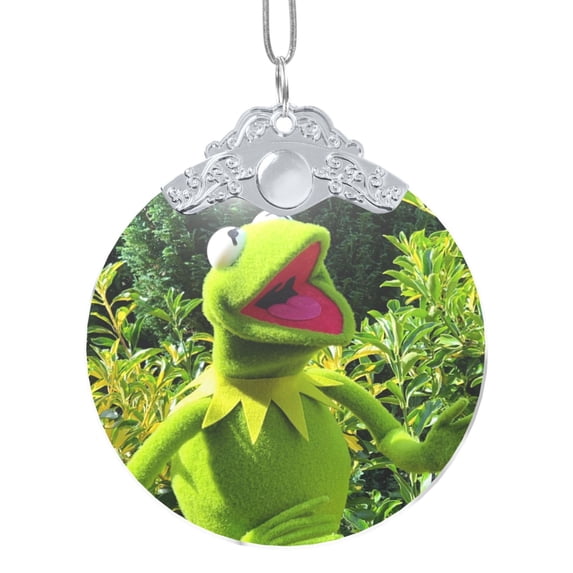 Ke-Rmit The Fro Round Glass Pendant Christmas Decoration Holiday with ...