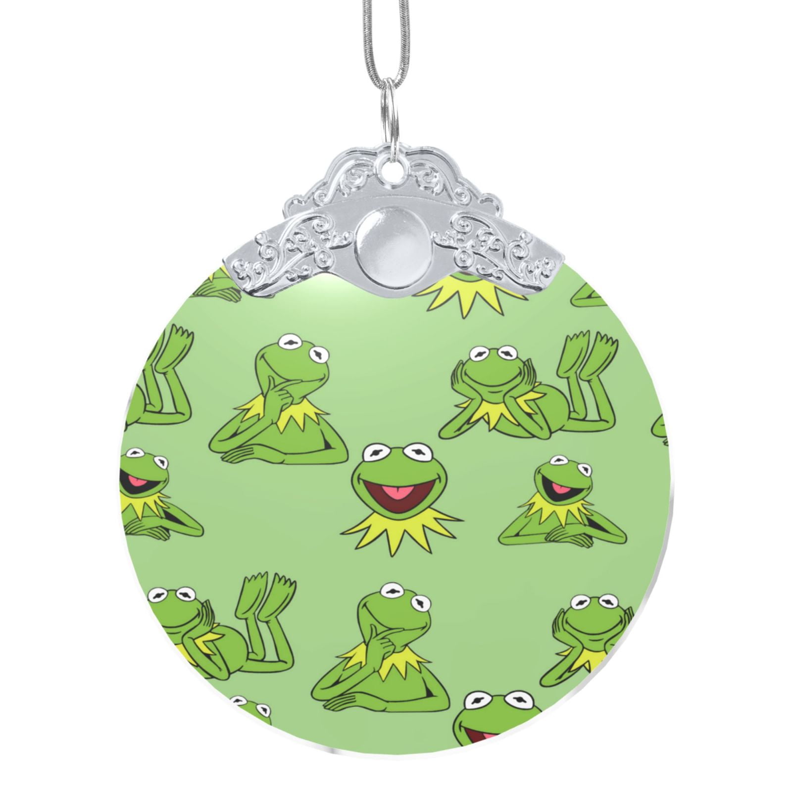 Ke-Rmit The Fro Round Glass Pendant Christmas Decoration Holiday with ...