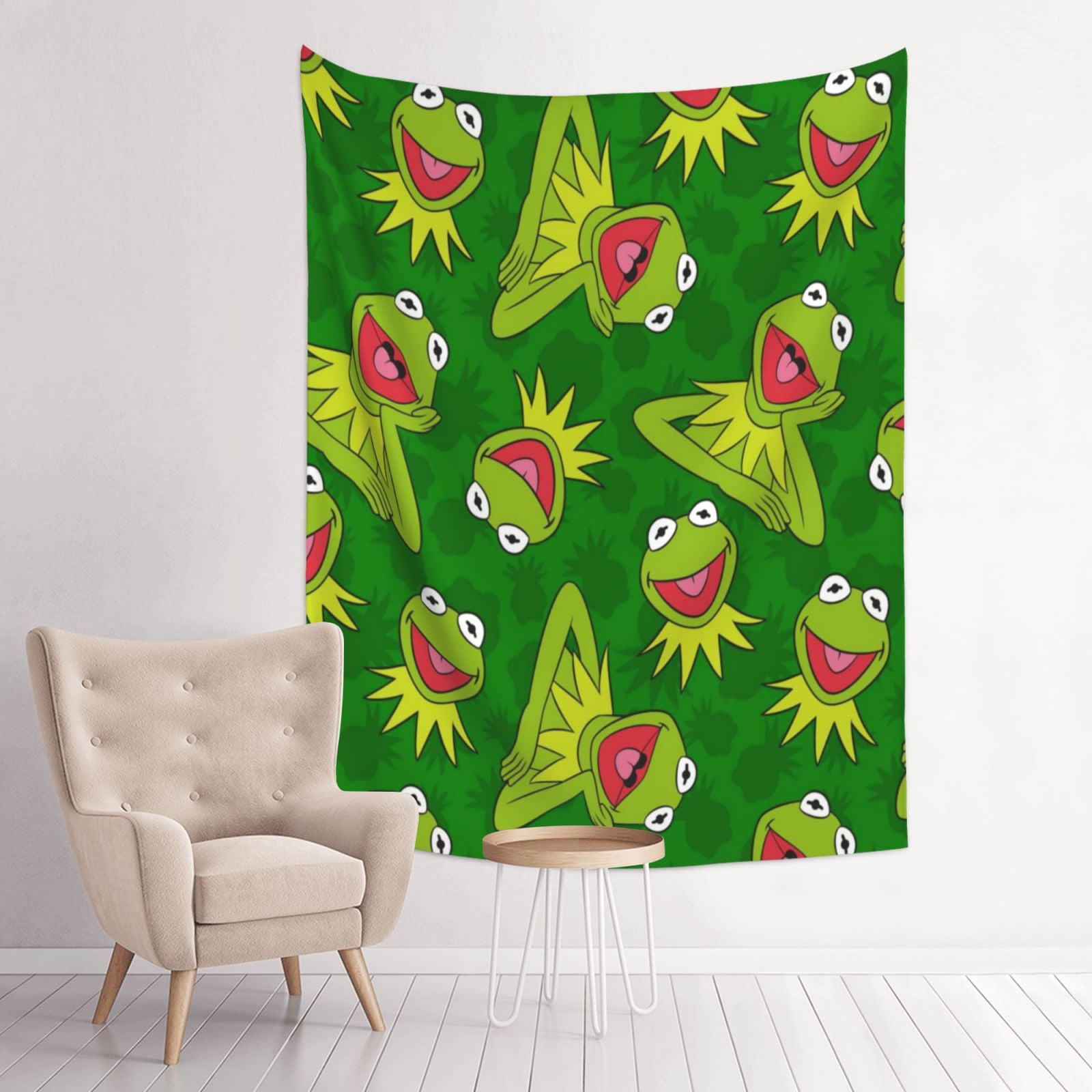 Ker-mit The Fro Tapestry Anime Poster Large Background Wall Art Bedroom ...