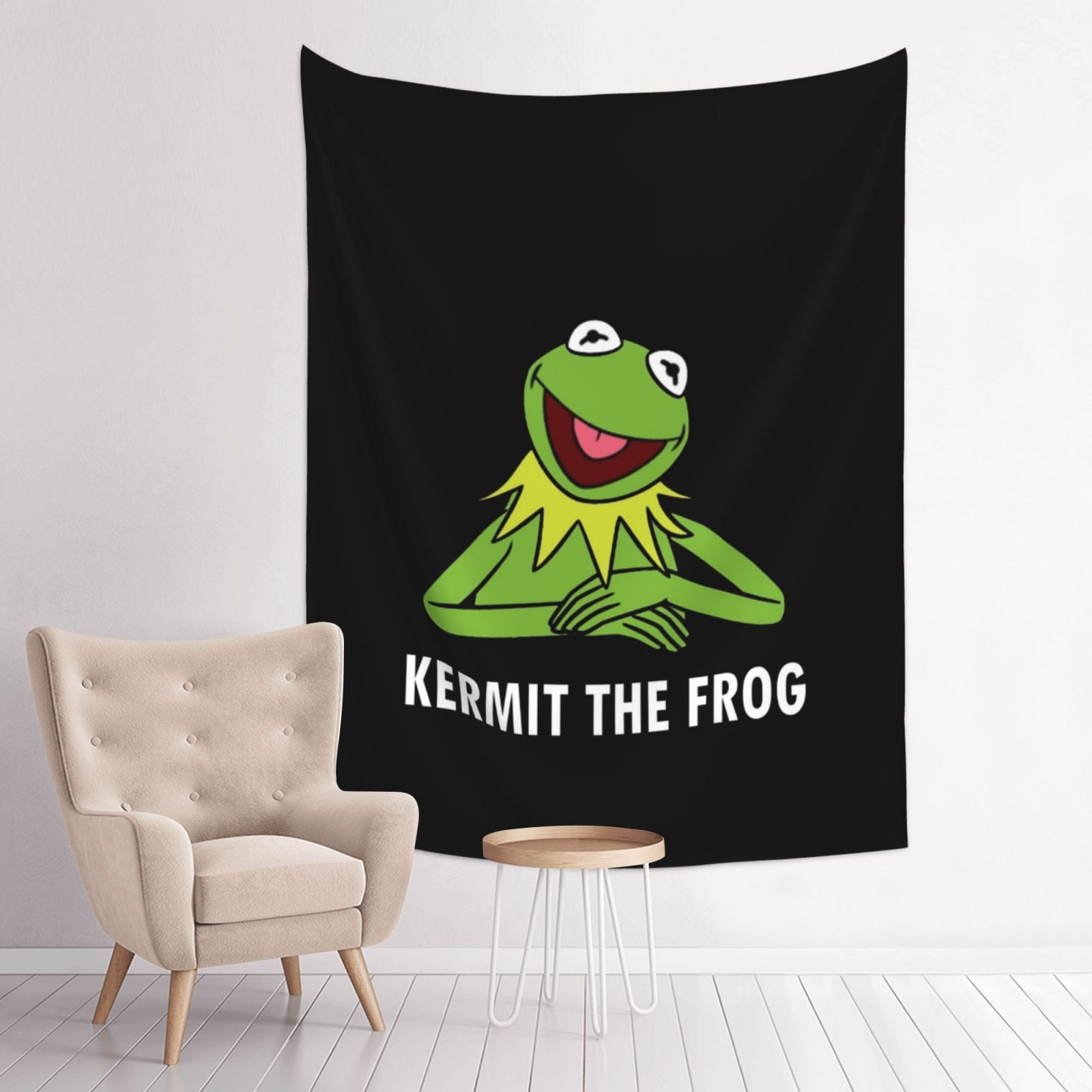 Ker-mit The Fro Tapestry Anime Poster Large Background Wall Art Bedroom ...