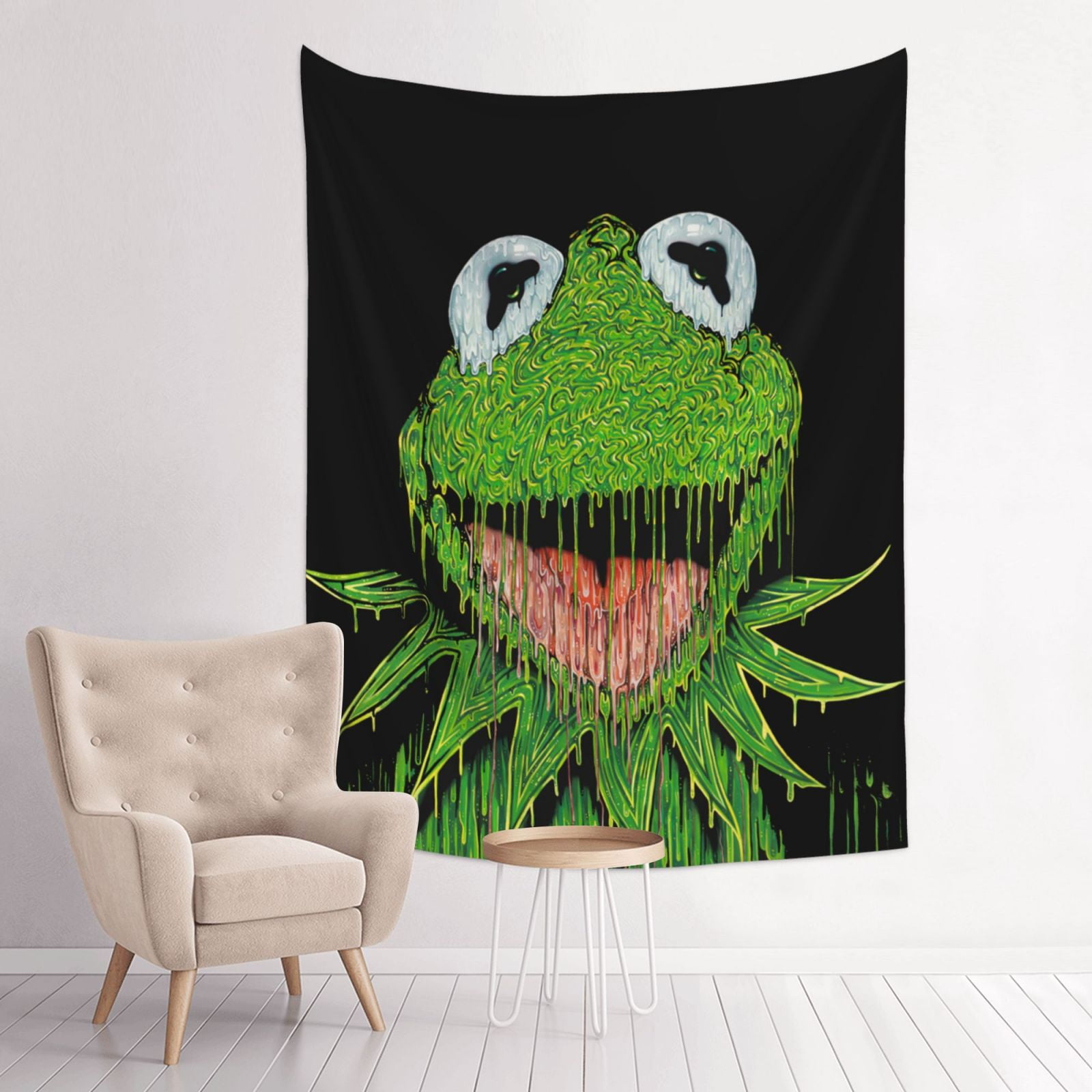 Ker-mit The Fro Tapestry Anime Poster Large Background Wall Art Bedroom ...