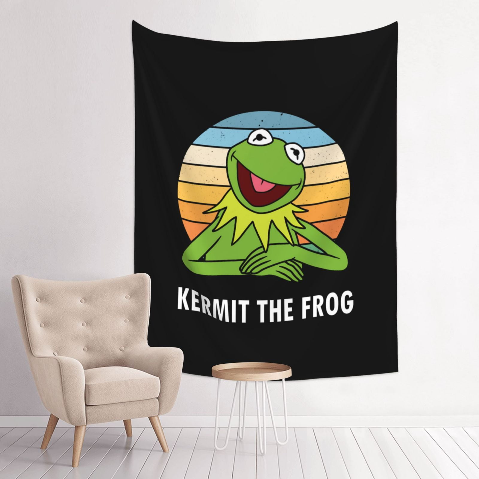 Ker-mit The Fro Tapestry Anime Poster Large Background Wall Art Bedroom ...
