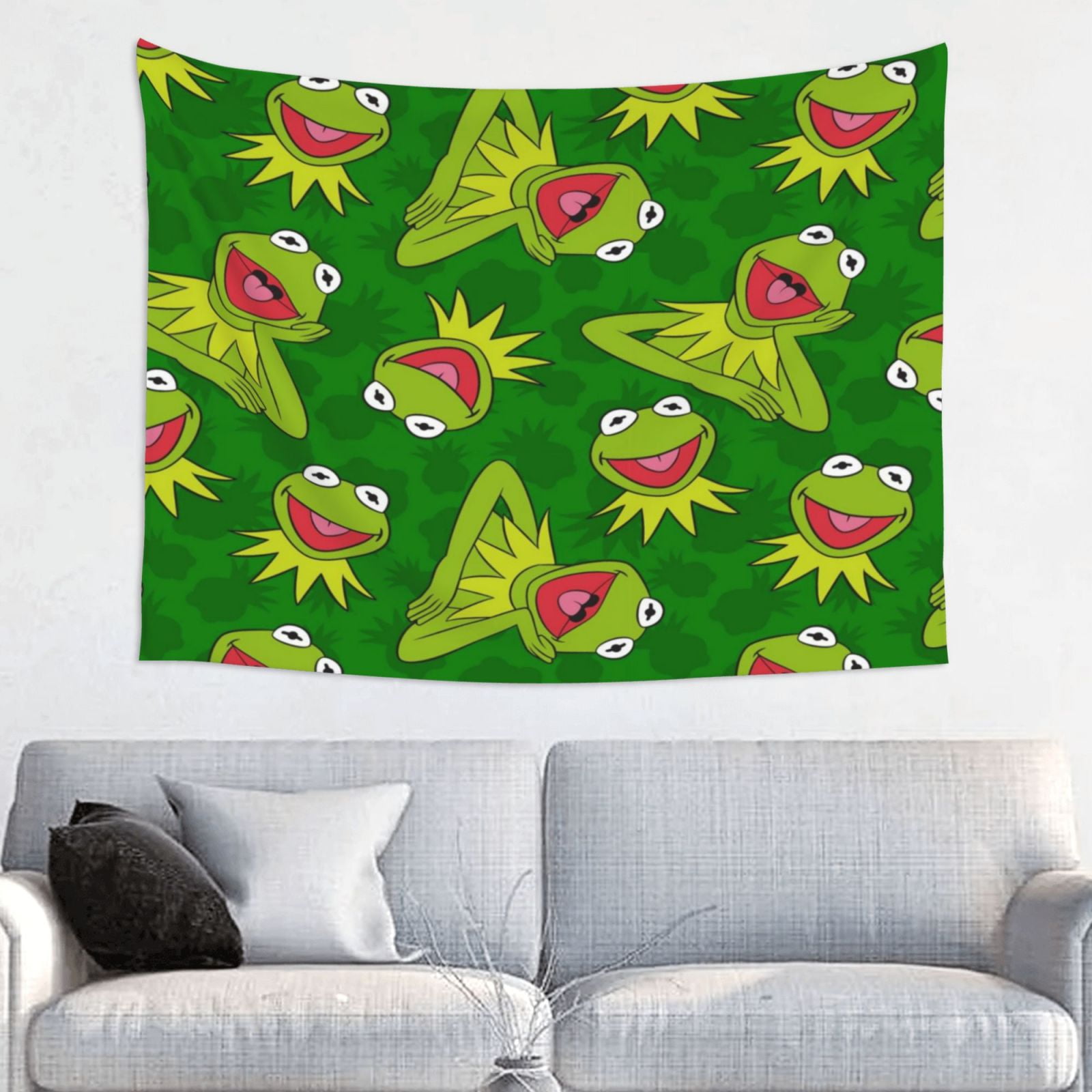 Ker-mit The Fro Tapestry Anime Poster Large Background Wall Art Bedroom ...