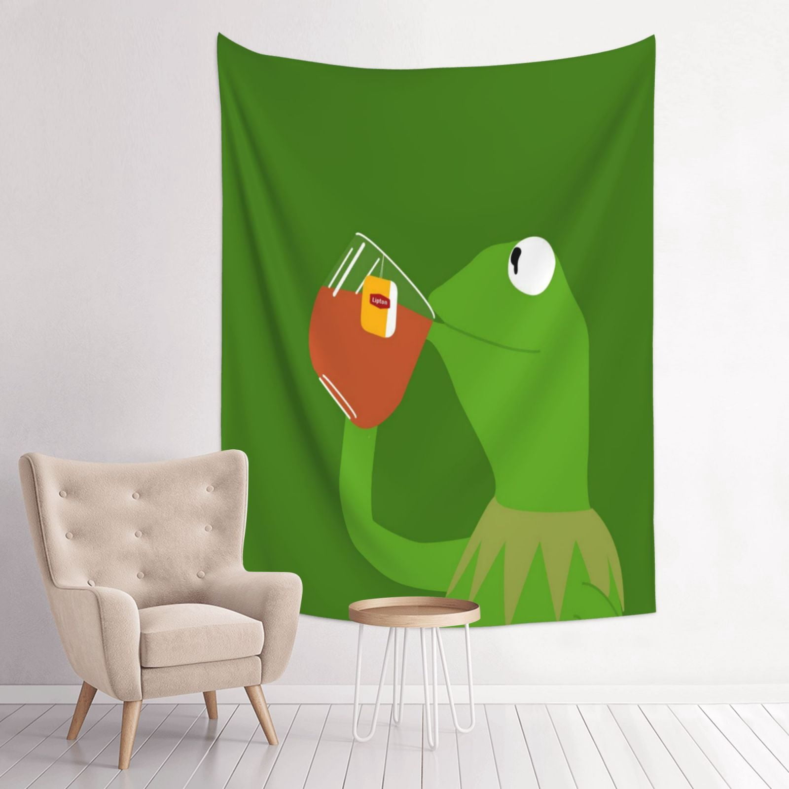 Ker-mit The Fro Tapestry Anime Poster Large Background Wall Art Bedroom ...