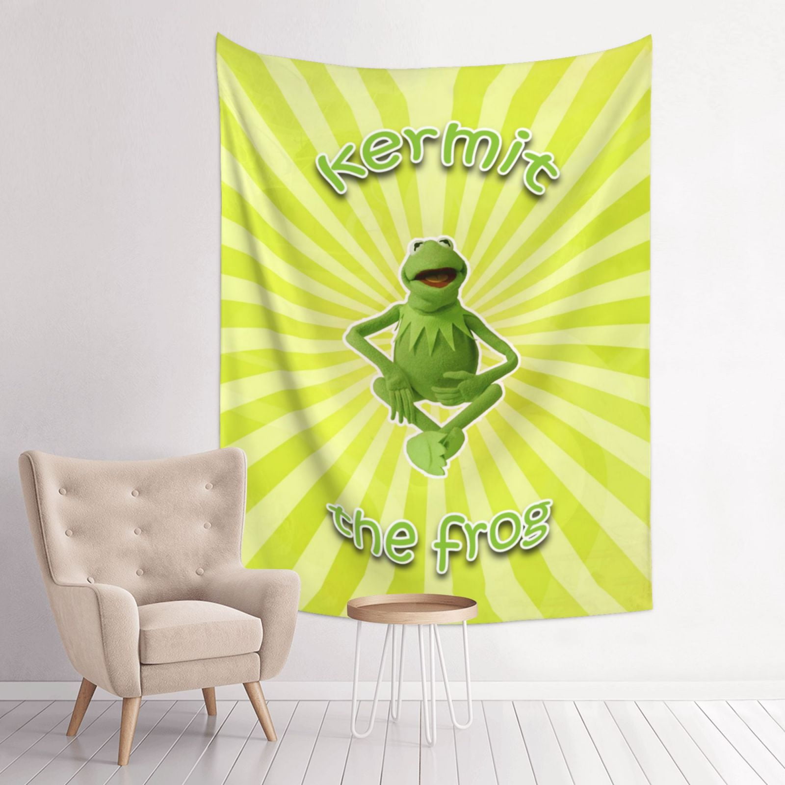 Ker-mit The Fro Tapestry Anime Poster Large Background Wall Art Bedroom ...