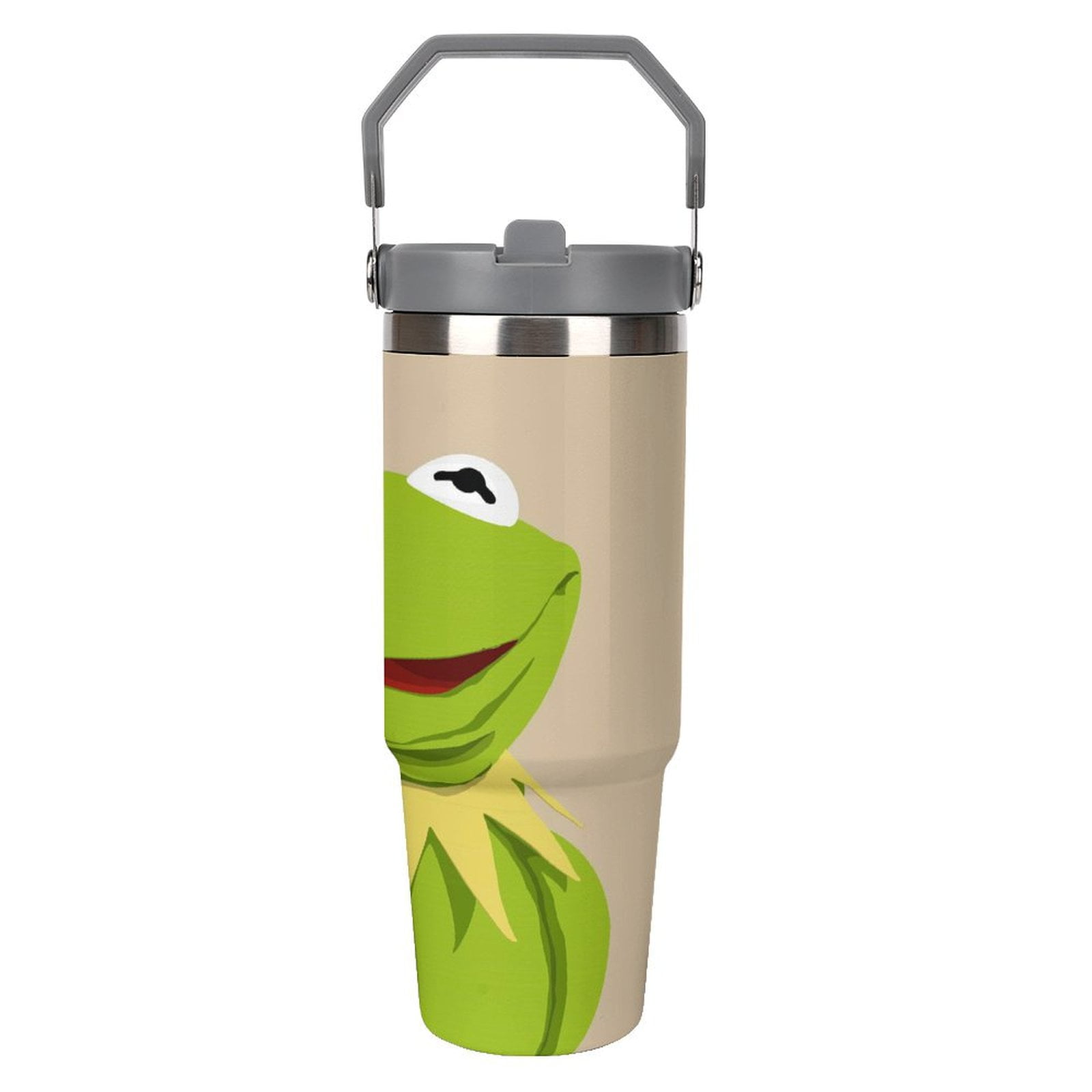 Ker-mit The Fro Tumbler with Lid 30Oz Water Cup Vacuum Insulated ...