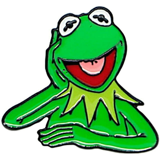 Kermit the Frog 1 Inch Tall Enamel Metal Pin - Walmart.com