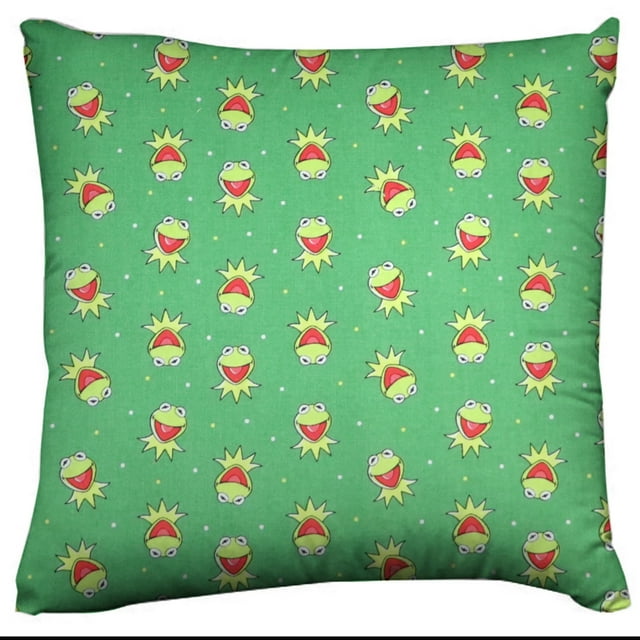 Kermit the Frog Themed Decorative Throw Pillow/Sham Cushion Cover ...
