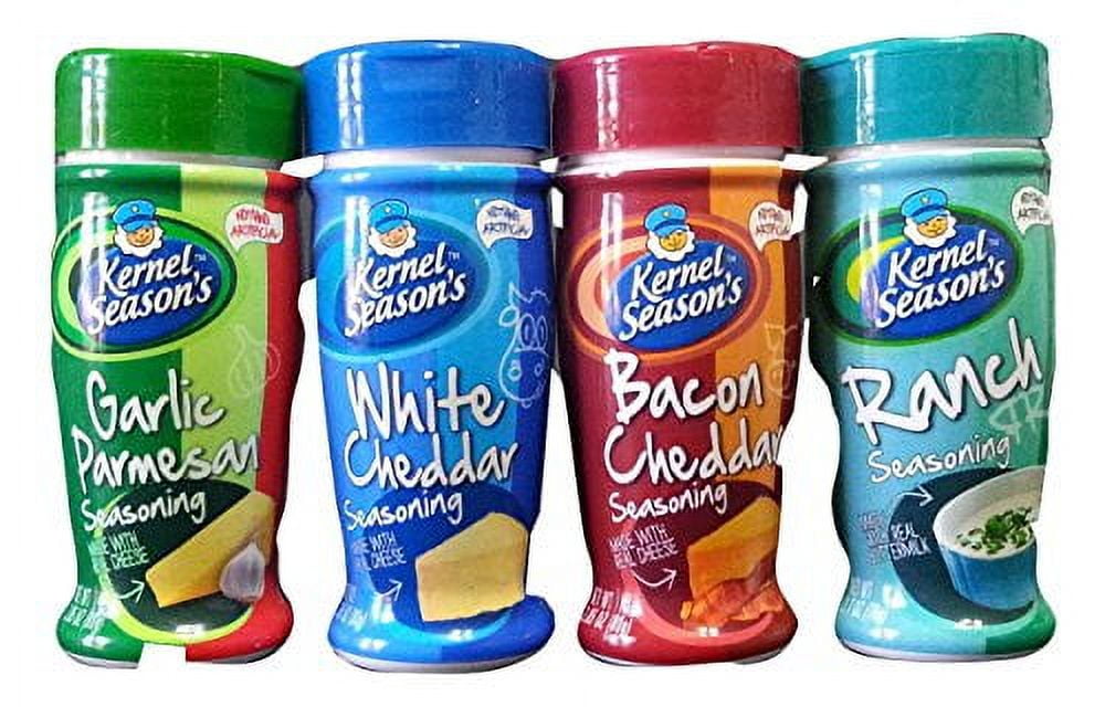 Kernel Seasons Popcorn Seasoning 4 Best Flavors Variety Pack: Ranch ...