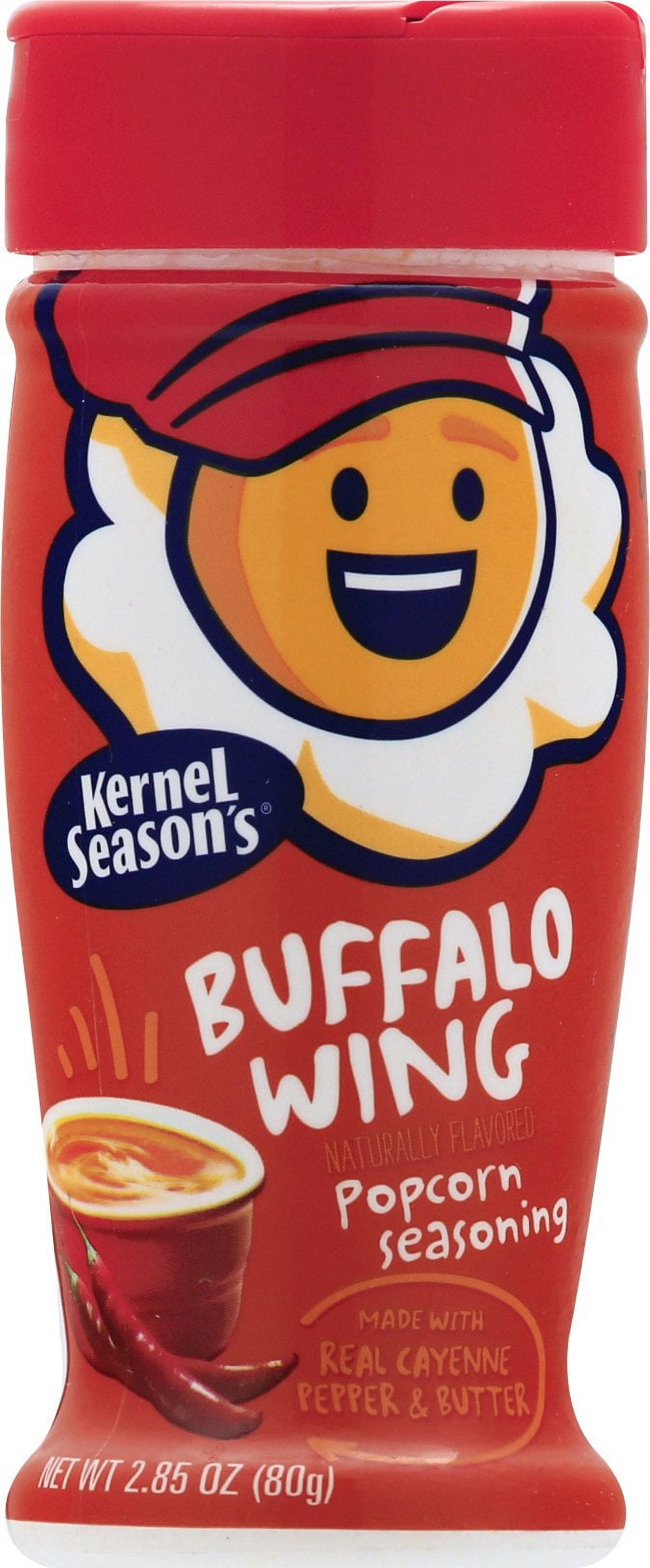 Kernel Season's Buffalo Wing Popcorn Seasoning 2.85 oz Spicy Butter ...
