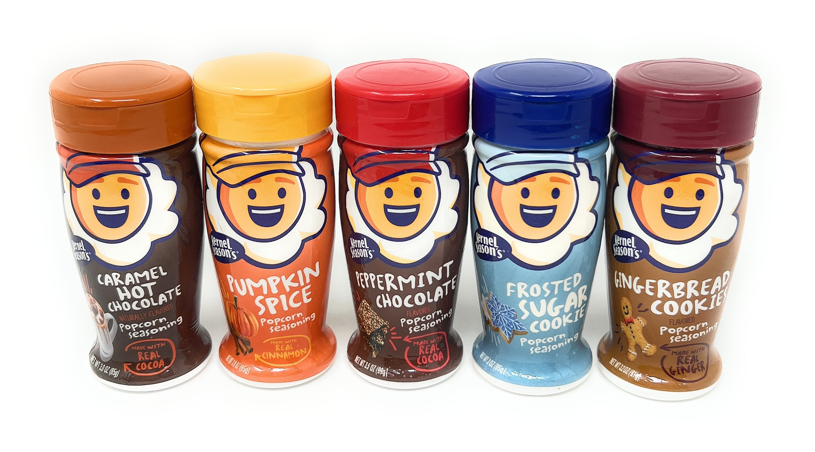 Kernel Season's Holiday Popcorn Seasoning Variety Set, 5 Flavors ...