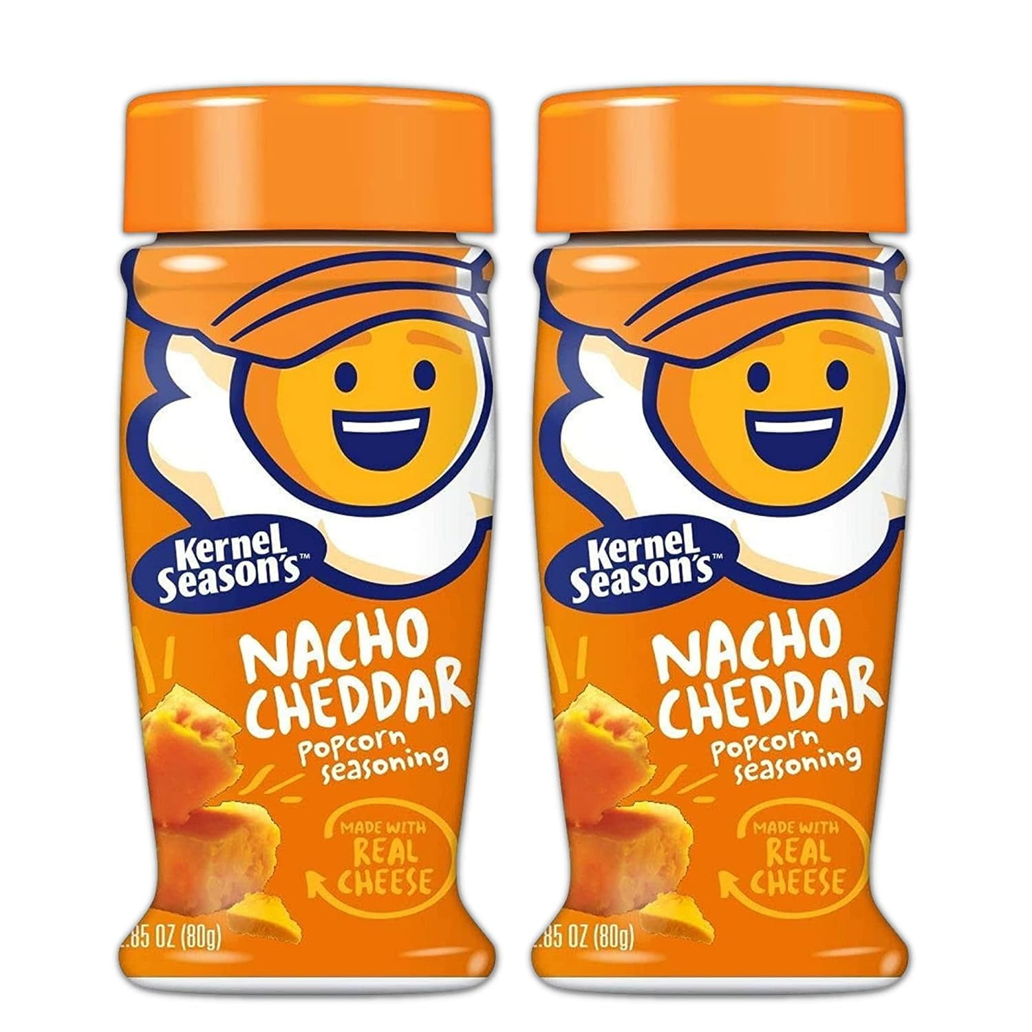 Kernel Season's Nacho Cheddar Popcorn Seasoning, 2-Pack 2.85 oz. Jars ...