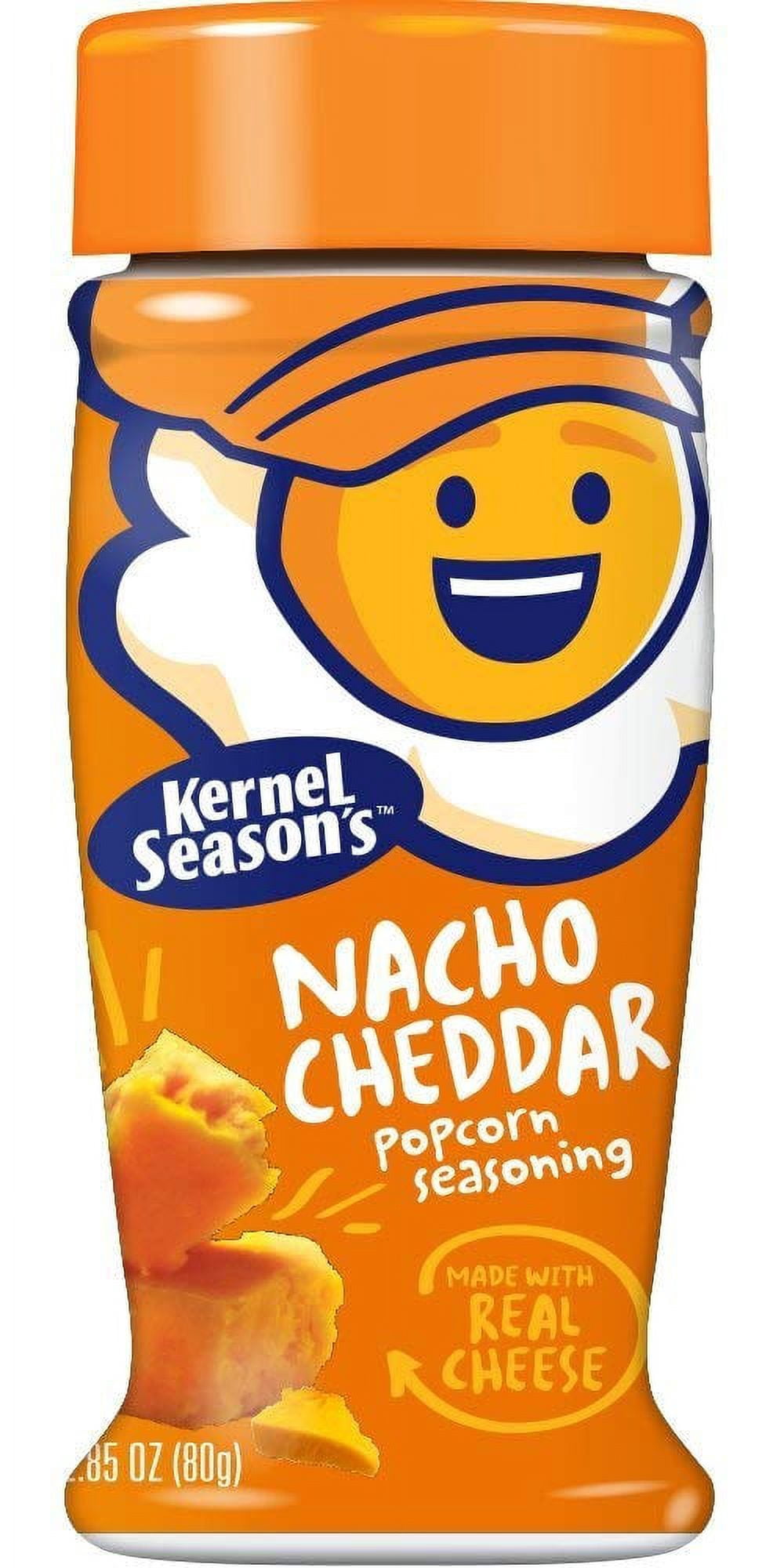Kernel Season's Popcorn Seasoning, AIF4 Nacho Cheddar 2.85 Ounce - Pack ...