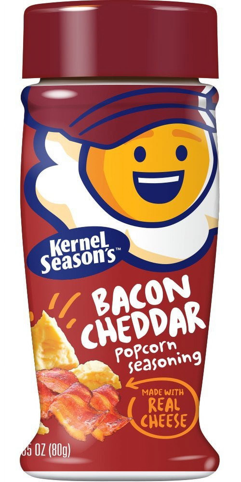Kernel Seasons Popcorn Seasoning, Bacon Cheddar, 2.85 Ounce (Pack of 6 ...