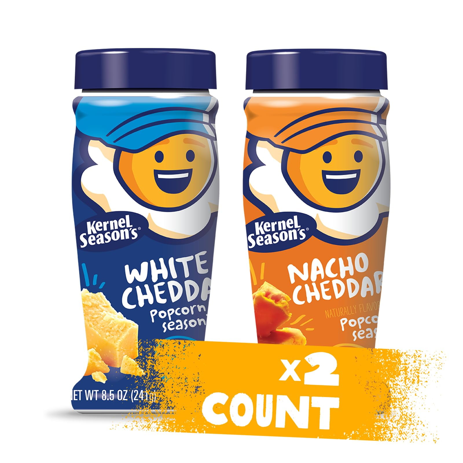 Kernel Season's Popcorn Seasoning Jumbo Cheddar Variety Pack, 2 Count ...