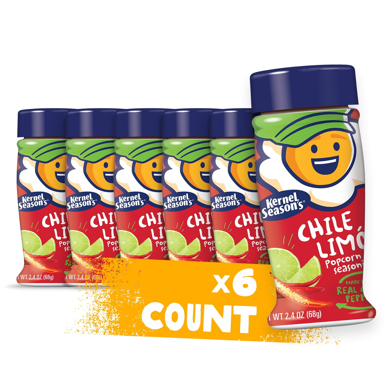 Kernel Season's Popcorn Seasoning, HMF23 Chile Limon, 2.4 Ounce (Pack ...