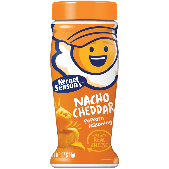 Kernel Seasons Nacho Cheddar Flavored Popcorn Seasoning, 8.5 oz Jumbo ...