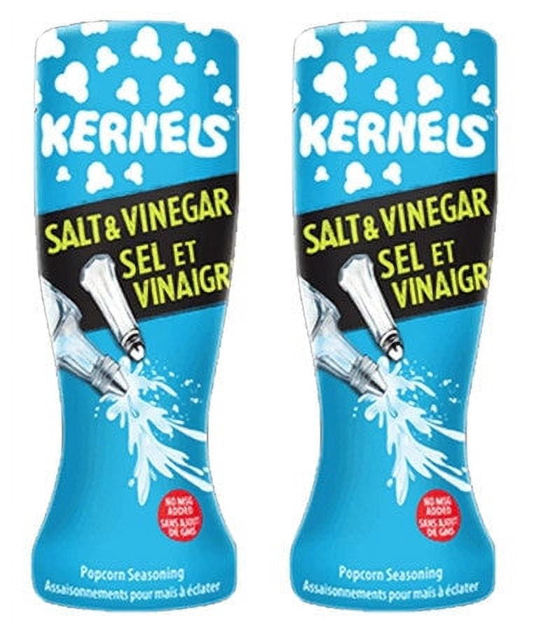 Kernels Popcorn Seasoning, Salt & Vinegar, No MSG, 110g, 2 Pack, Canada ...