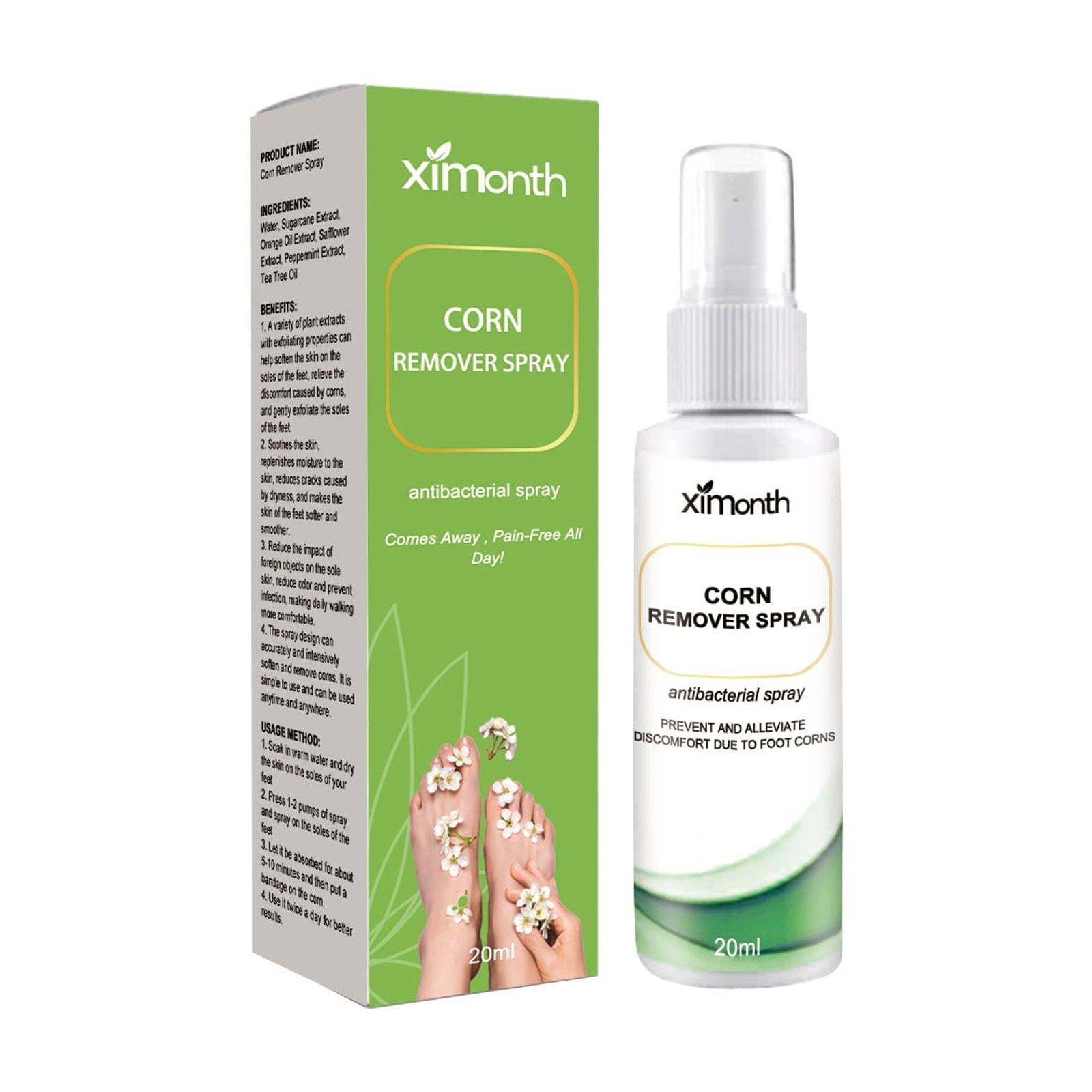 Kero Corns Spray Repair Skin Neck corns filamentous corns Skin Cleaning ...