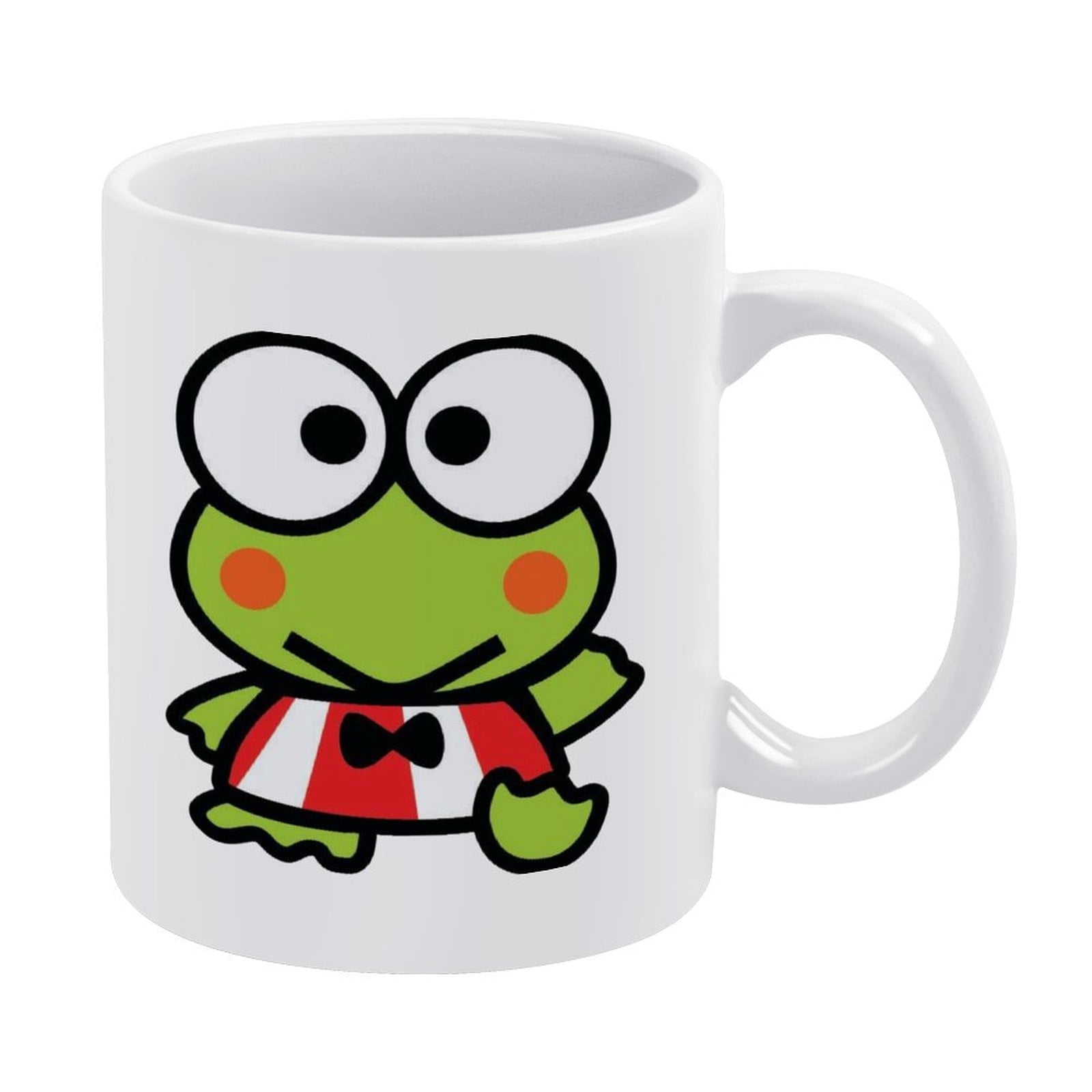 Kero Kero Keroppi Mug White Ceramic Coffee Mugs with Handle,Latte Cup ...