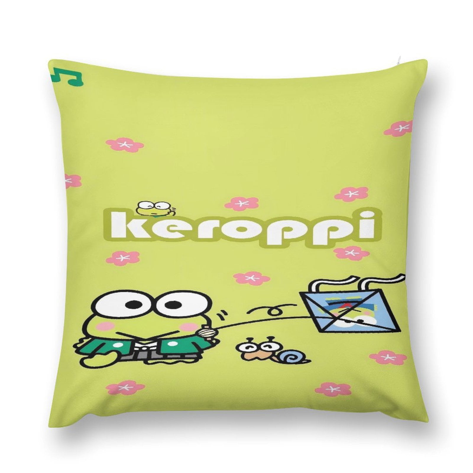 Kero Kero Keroppi Pillow cover square cushion cover cartoon home ...