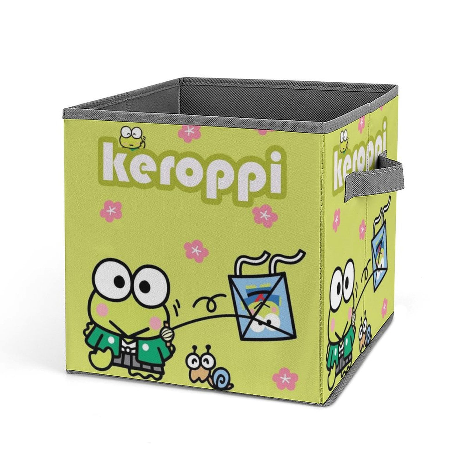 Keroppi Anime Cartoon Cube Storage Bins, 10.6 Cube Storage Organizer ...