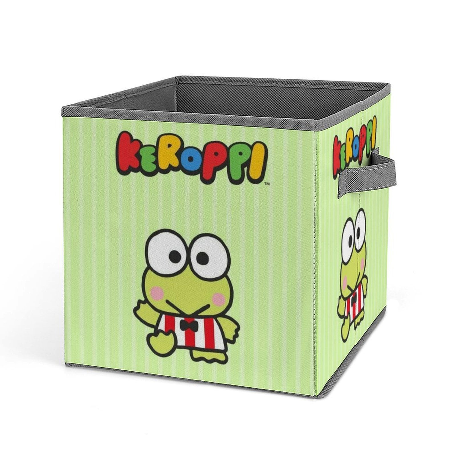 Keroppi Anime Cartoon Cube Storage Bins, 10.6 Cube Storage Organizer ...