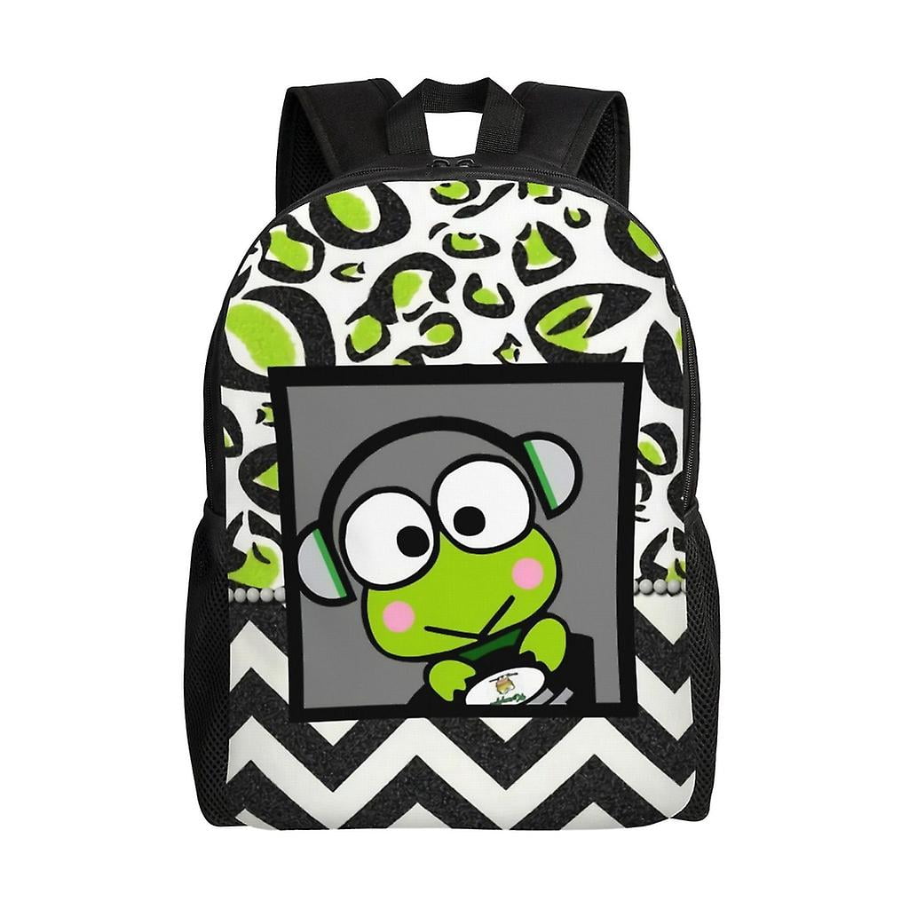 Keroppi Backpack Teenager School Bag Canvas Notebook Backpack Bag ...