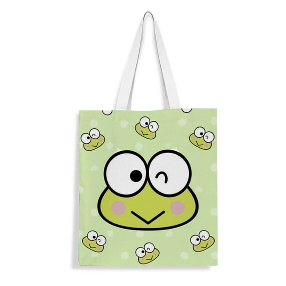Keroppi Frog canvas Tote Bag handbag: A chic tote for women, great for ...